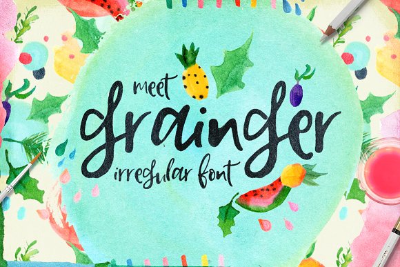 Grainger Font by Creativeqube Design · Creative Fabrica