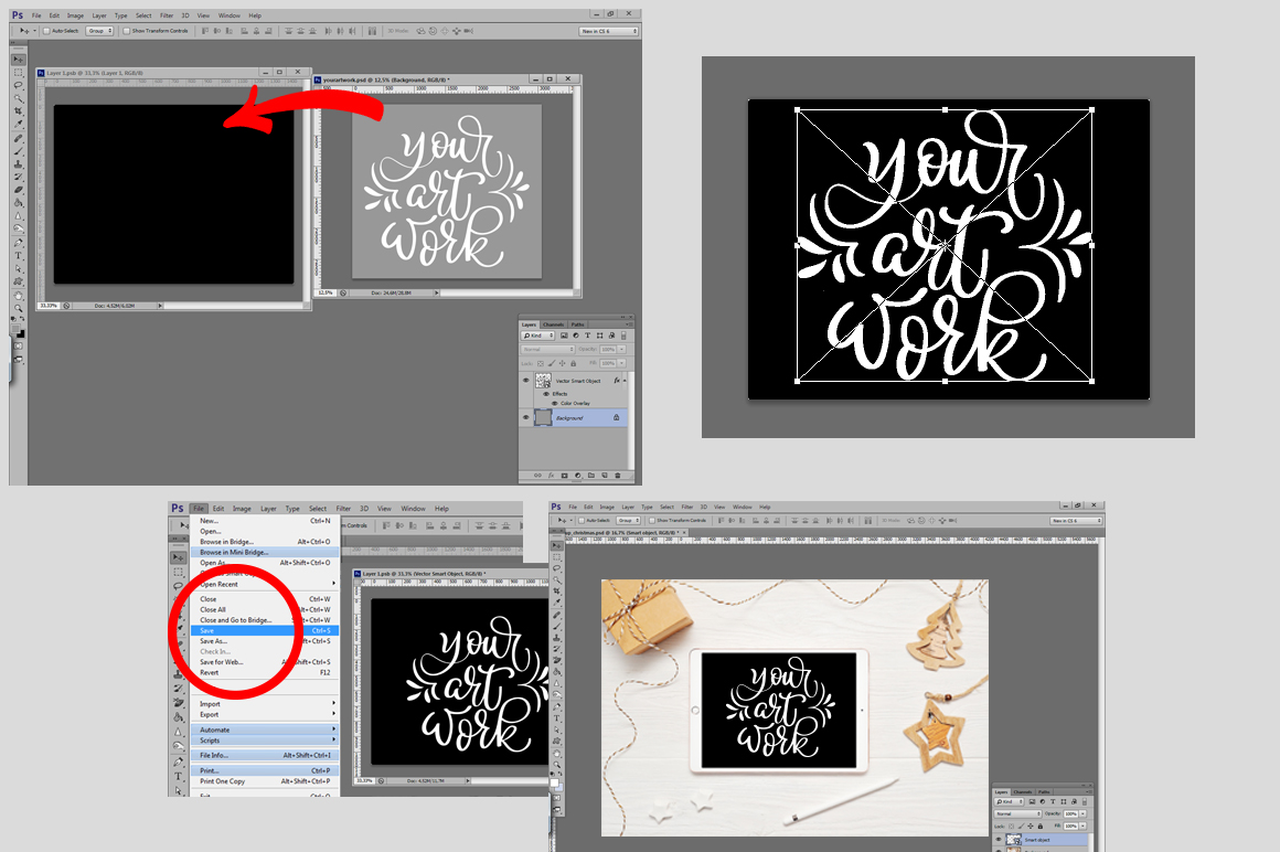 Christmas IPad Mockup Graphic by Happy Letters · Creative Fabrica