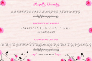 Acapella Font by Stellar Studio · Creative Fabrica