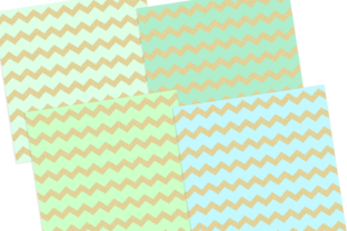 Gold Glitter Chevron Pattern Digital Papers Graphic by lilyuri0205 ...