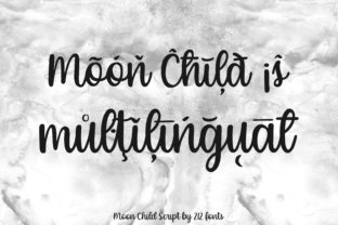 Moon Child Font by 212 Fonts · Creative Fabrica