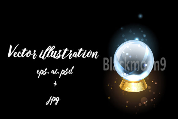 Scrying Ball Graphic by Blackmoon9 · Creative Fabrica
