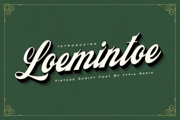 Blessrosa Font by Typia Nesia · Creative Fabrica