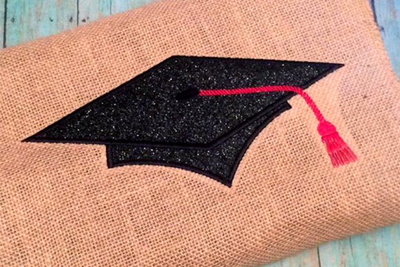 Graduation Cap Letter B · Creative Fabrica