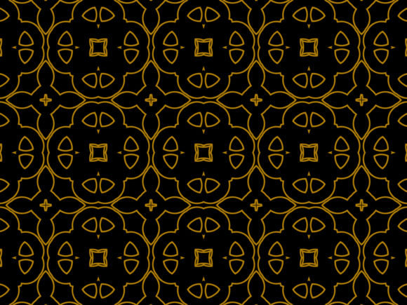Black Gold Batik Pattern Graphic by thisfishingclub · Creative Fabrica
