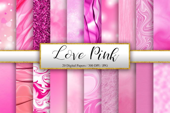 Sweet Pink Glitter Frames Background Graphic by PinkPearly · Creative ...