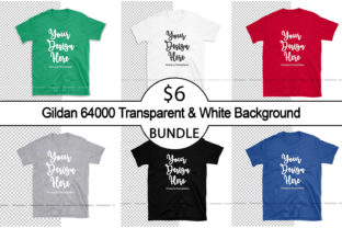 Gildan 64000 T-Shirt Mockup Bundle Graphic by Mockup Station · Creative ...