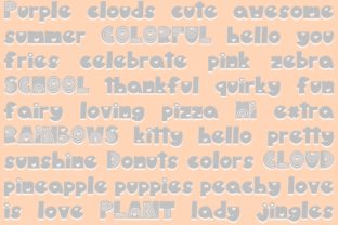 Rainbows Font by Fairways and Chalkboards · Creative Fabrica