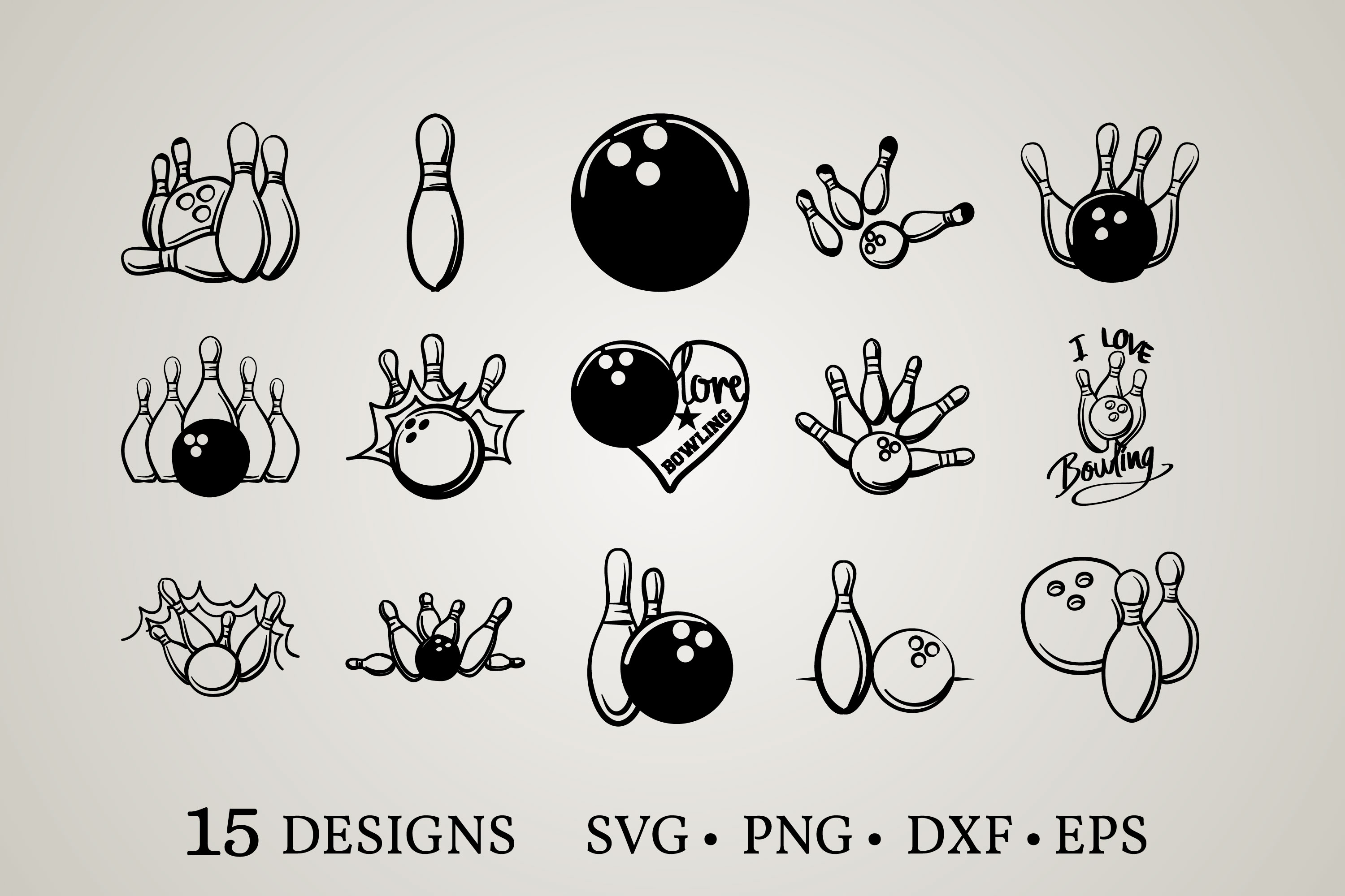 Bowling Svg Graphic by Euphoria Design · Creative Fabrica