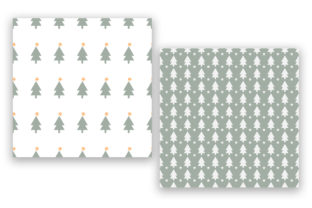 Boho Christmas Tree Seamless Pattern Graphic by PearlyDaisy · Creative ...