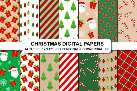Colorful Original Digital Papers Bundle Bundle · Creative Fabrica