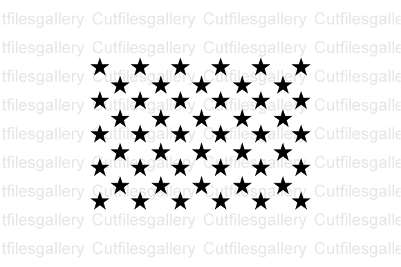 50 Stars SVG, US Flag 50 Stars SVG Graphic by cutfilesgallery ...