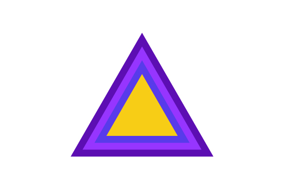 Nesting Triangles SVG Cut file by Creative Fabrica Crafts · Creative ...