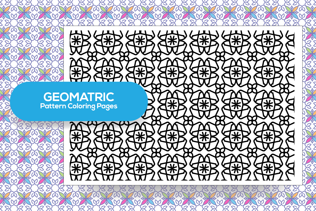 Pattern Design Coloring Book Background Graphic by nicer_mind ...