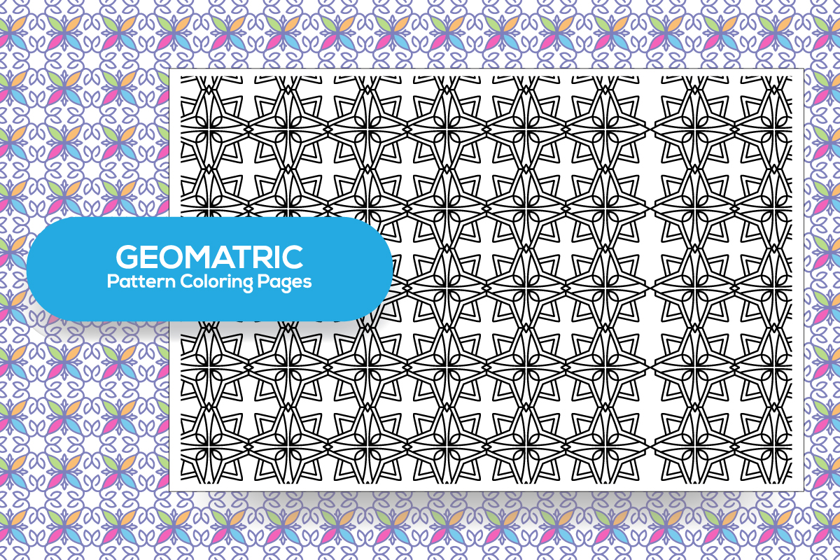 Pattern Design Coloring Book Background Graphic by nicer_mind ...