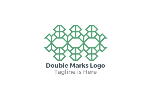 Double Marks Logo Graphic by Acongraphic · Creative Fabrica