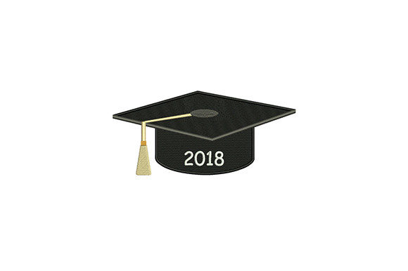 Graduation Cap Letter C · Creative Fabrica