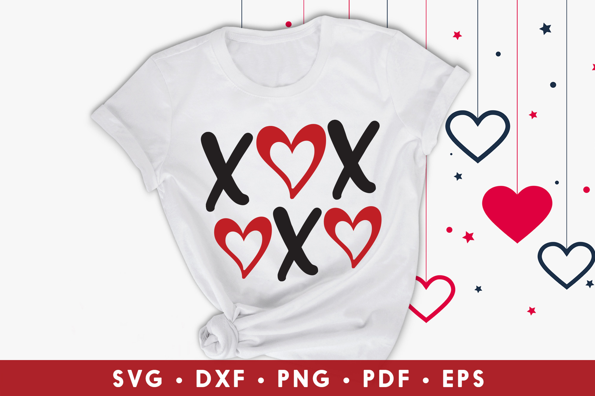 Xoxoxo, Valentine SVG, Valentines SVG Graphic by CraftlabSVG · Creative ...