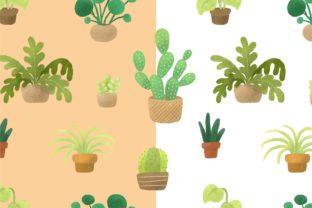 🌿 Pattern Green Plants and Trees Grafik Von Bonalisa Smile · Creative ...