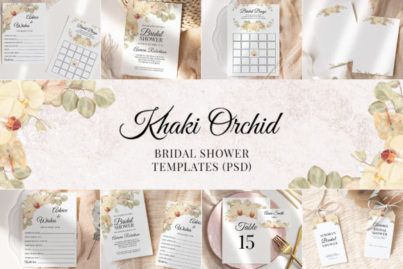 Boho Bridal Shower Templates Cards Graphic by PawStudio · Creative Fabrica