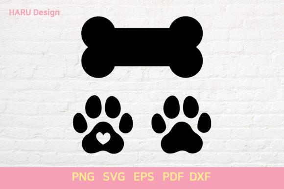 Dog Paw Bubble Font Animal Foot Alphabet Graphic by HARUdesign ...