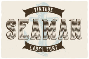 Seaman Font by Vozzy Vintage Fonts And Graphics · Creative Fabrica