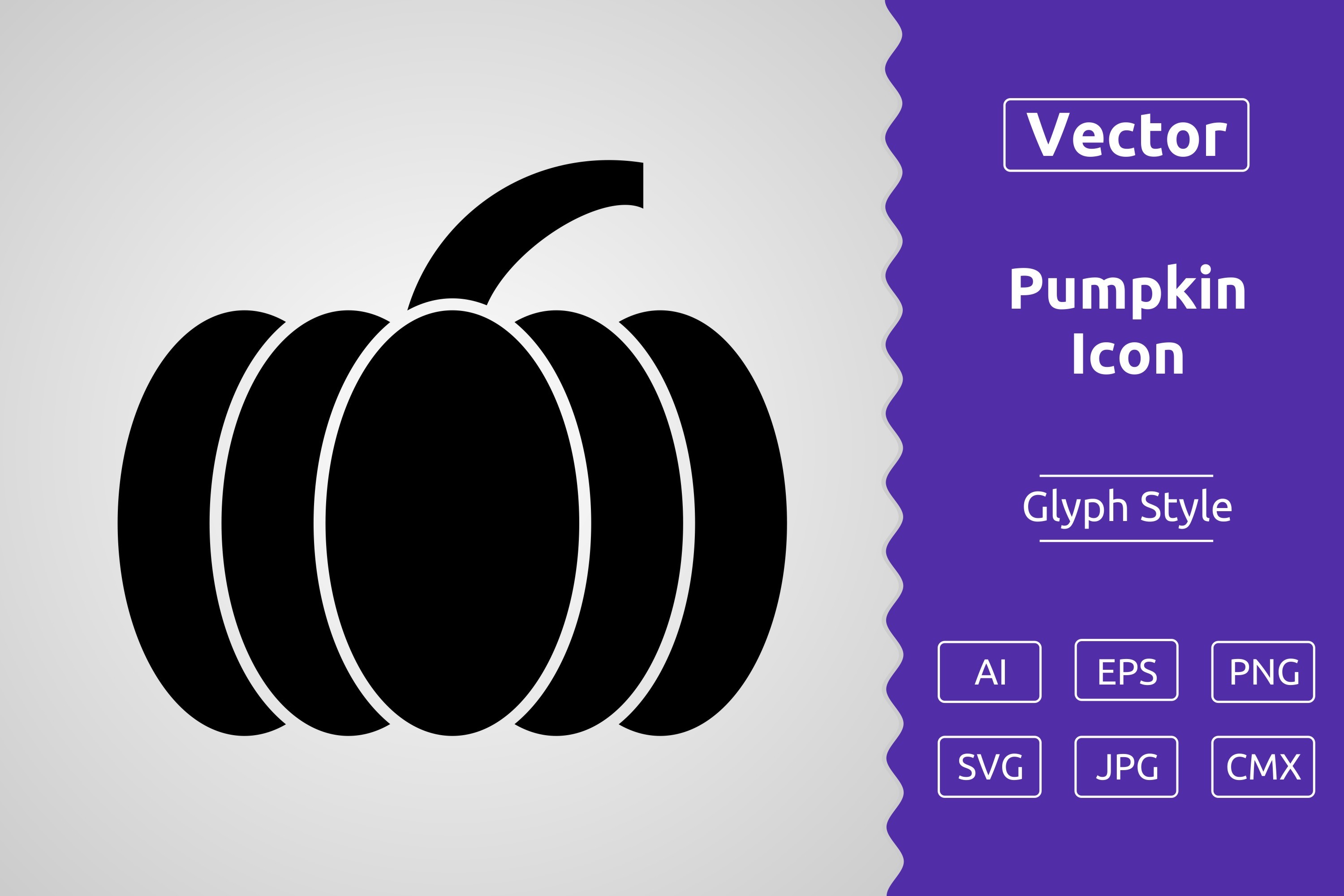 Vector Pumpkin Glyph Icon Graphic by Muhammad Atiq · Creative Fabrica