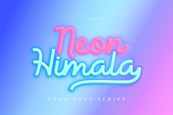 Neon Fonts 2026 | 7890+ Stunning Neon Fonts · Creative Fabrica