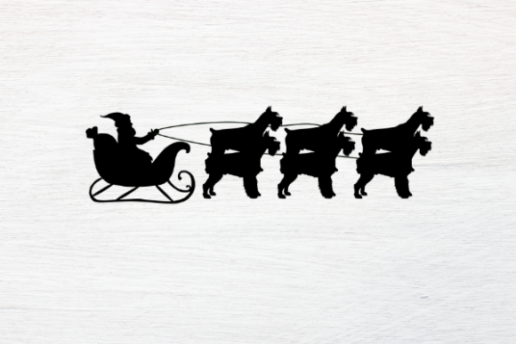 Miniature Schnauzer Svg, Christmas Svg Graphic by rayan · Creative Fabrica