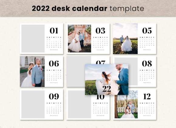 2024 Photo Calendar Template Graphic by Emma Doan Design · Creative Fabrica