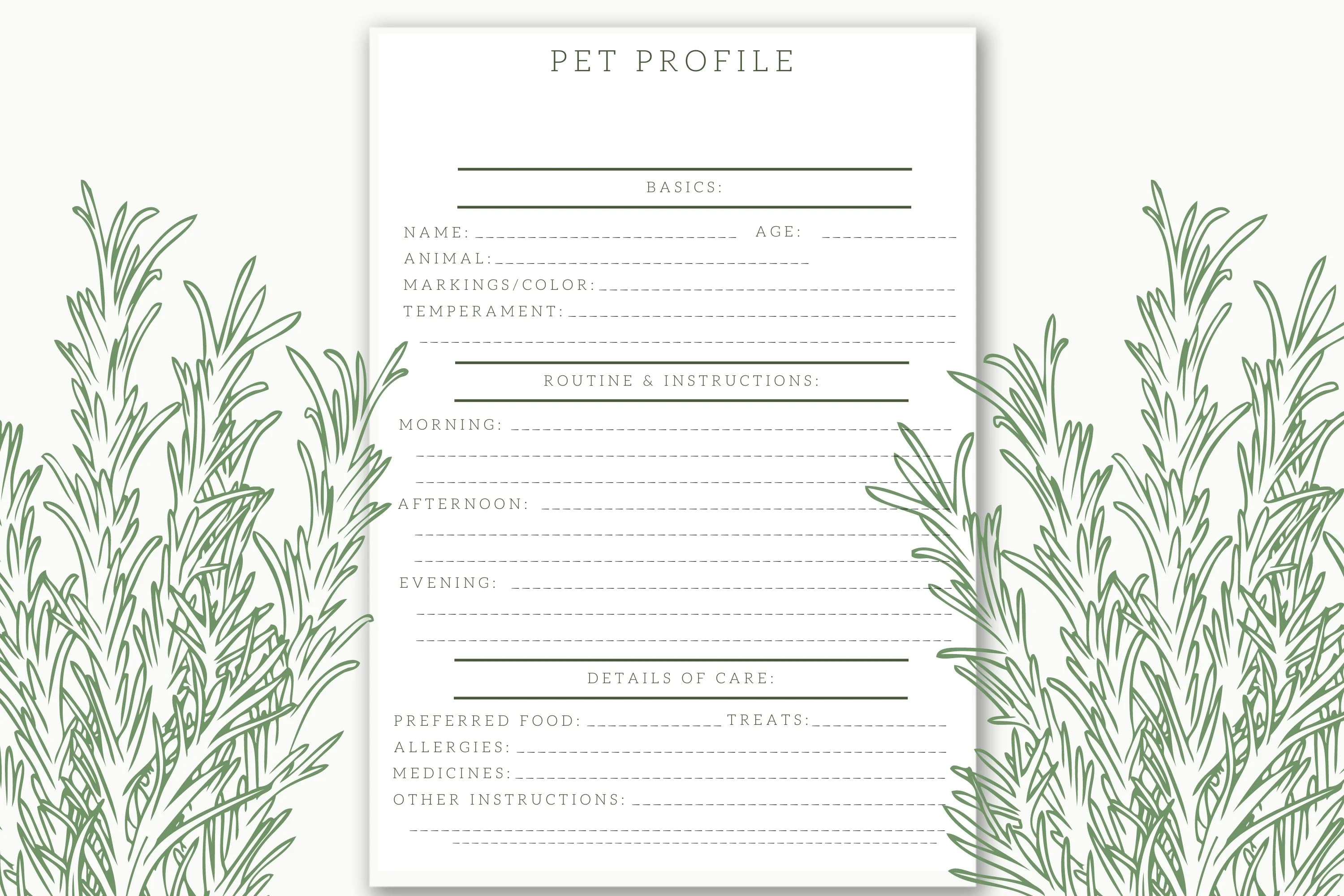 Pet Profile Graphic by Xpression Design · Creative Fabrica