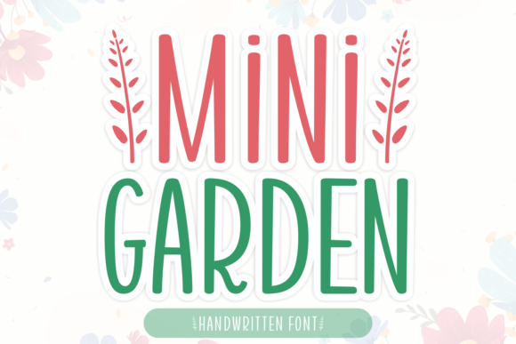 Mini Garden Font by Creative Fabrica Fonts · Creative Fabrica