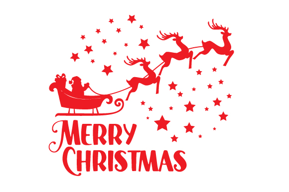 Merry Christmas Reindeer SVG Cut file by Creative Fabrica Crafts ...