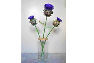 Artisjok Cynara Scolymus Paper Flowers Templates · Creative Fabrica