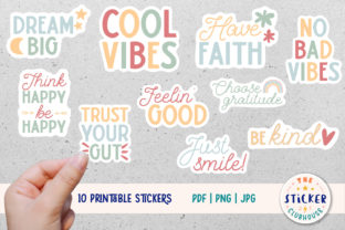 Mega Sticker Bundle, Printable Stickers Graphic by thestickerclubhouse ...