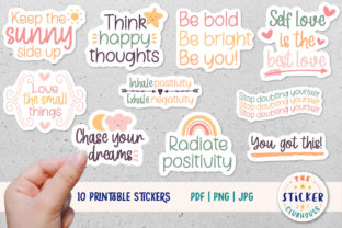 Mega Sticker Bundle, Printable Stickers Graphic by thestickerclubhouse ...