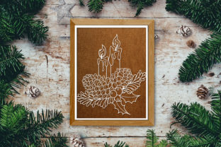Christmas SVG Line Art Design Clip Art Graphic by V-Design Creator ...