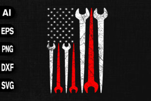 Ironworker Tools Flag Design Graphic by svgdecor · Creative Fabrica