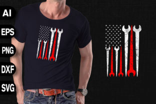 Ironworker Tools Flag Design Graphic by svgdecor · Creative Fabrica