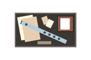 Flute Shadow Box SVG Cut file by Creative Fabrica Crafts · Creative Fabrica