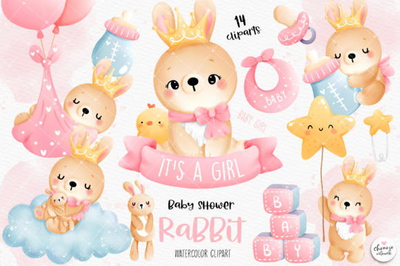 Baby Koala Clipart, Baby Shower Graphic by Chonnieartwork · Creative ...
