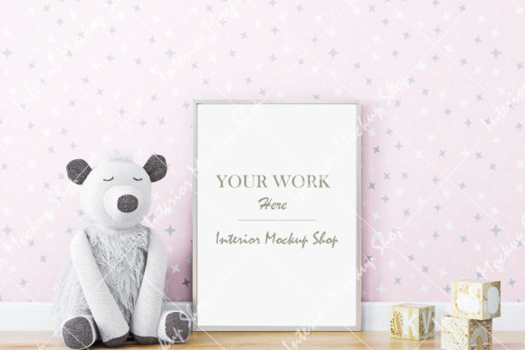 Frame Mockup Kids Graphic by Mockups Shop · Creative Fabrica