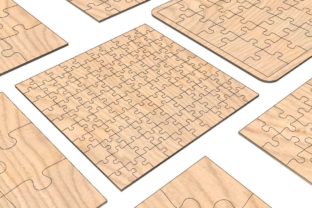 Puzzles Laser Cut Template - Jigsaw Graphic by Cutwood · Creative Fabrica