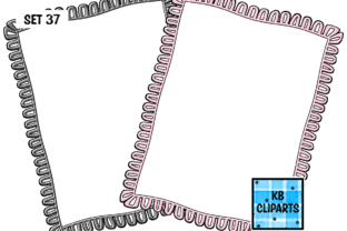 Moira Doodle Frames 30 Colors Clip Art Graphic by KB ClipArts ...