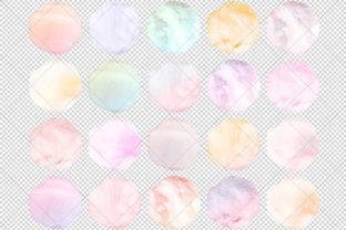 Pastel Watercolor Circles Clipart Graphic by CutePix · Creative Fabrica