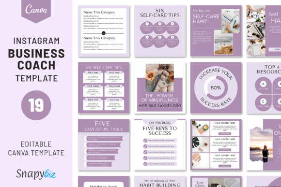 Link in Bio Instagram Canva Template Graphic by Grow Your Biz ...
