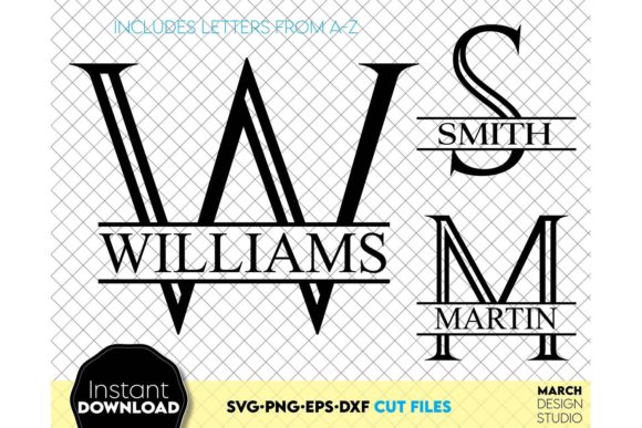 5,351 Split Monogram Svg Designs & Graphics