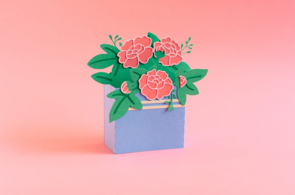 Exploding Box 3D · Creative Fabrica
