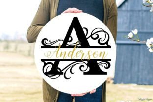 Split Monogram SVG | a-Z Alphabet Font Graphic by thedesignhippo ...