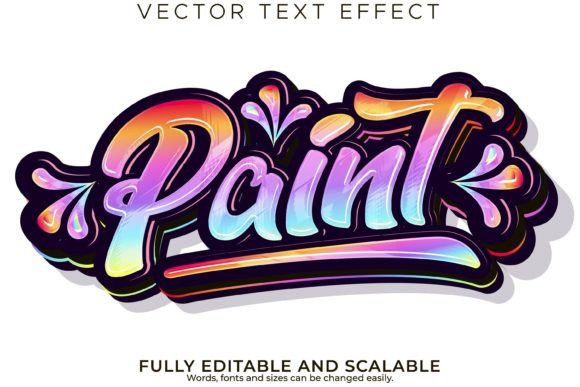White 3d Editable Text Effect Bold Font Graphic by zlvexbrand ...